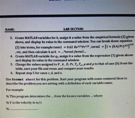 Name Lab Section T Hw2p3 Write A Script File For