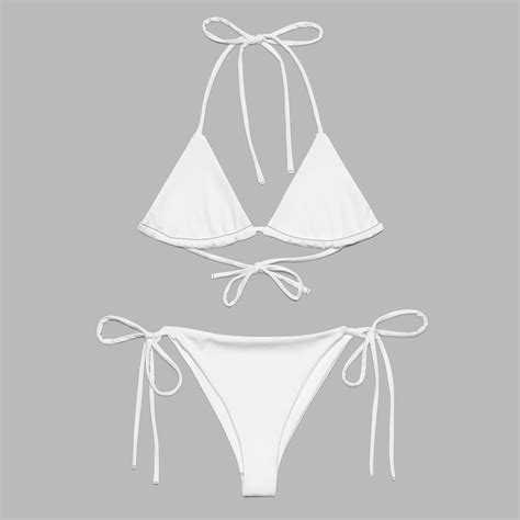 String Bikini White