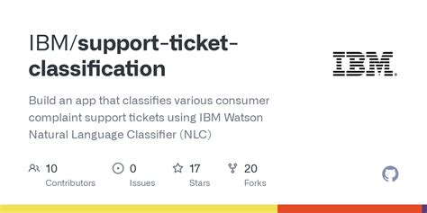 Github Ibmsupport Ticket Classification Build An App That