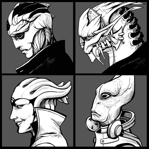 Davinarfels Green The Mass Effect Array Of Races Thane Krios