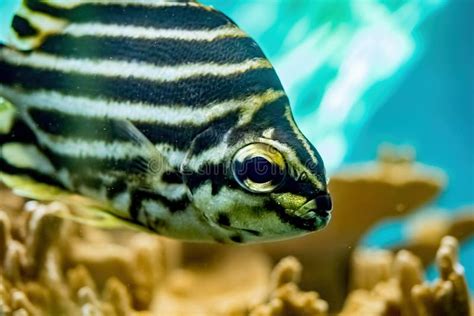 Tropical Zebra Fish Stock Image Image Of Water Fish 66454481