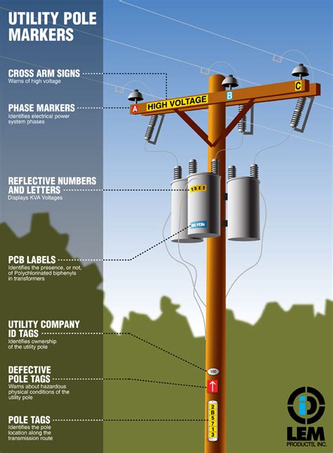 Utility Pole Marking Tags For Safety And Compliance