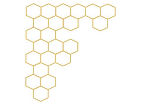 Premium Vector Honeycomb Border Cells Bee Honeycomb Illustration