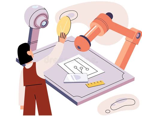 Smart Manufacturing Process At Production Industry Engineer Works With Automated Technology