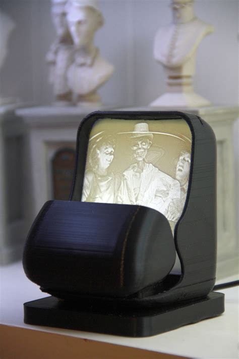 Disneys Haunted Mansion Doom Buggy Lithophane Lamp And Picture Frame Disney Omnimover