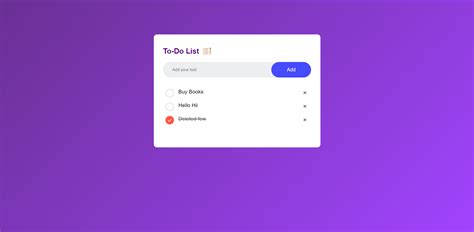 Github Trivarna Todo List To Do List App In Javascript