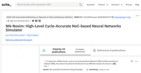 Nn Noxim High Level Cycle Accurate Noc Based Neural Networks Simulator