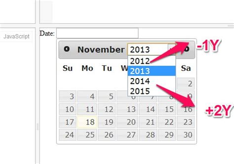 Can I Make The Jquery Datepicker Display More Year When Using The