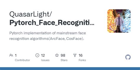 Github Quasarlightpytorchfacerecognition Pytorch Implementation
