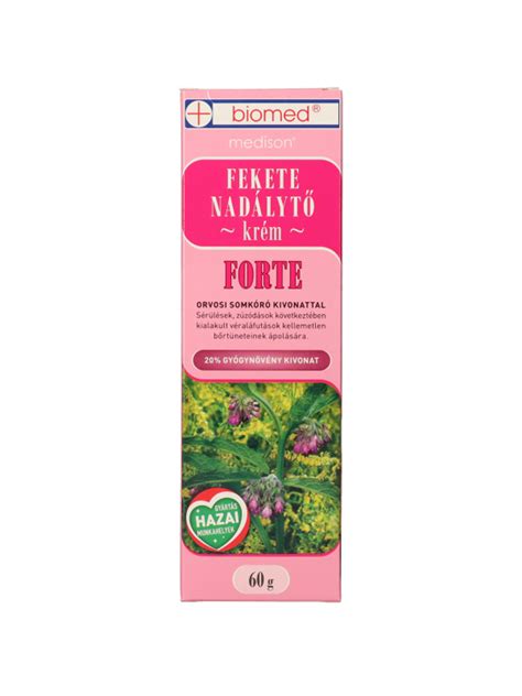 Biomed Fekete Nadálytő Forte Krém 60 G