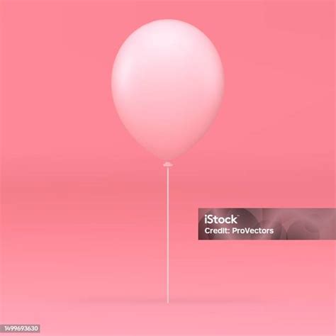 핑크 3d 공기 풍선 기념일 생일 축하 축제 축 하 현실적인 벡터 3차원 형태에 대한 스톡 벡터 아트 및 기타 이미지 3차원 형태 결혼식 고무 Istock