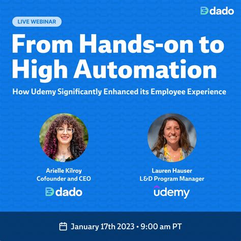 Dado On Linkedin From Hands On To High Automation How Udemy