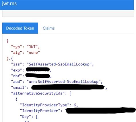 Azure B2c Custom Policy Getting 500 Internal Server Error When Trying To Return