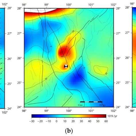 Strain Rate Field And Rotation Rate Field A The Maximum Shear Strain