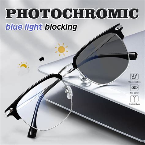 Photochromic Eyeglass Computer Anti Radiation Blue Light Lens Eyeglass