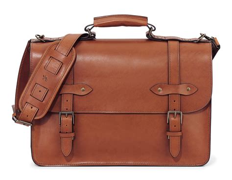 Full Grain Leather Briefcase For Men A Classic Lawyers Briefcase