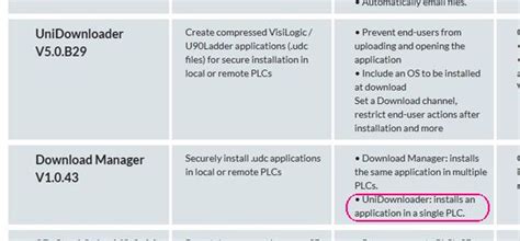 unitronics download manager and plc download process best practices vision and samba plc hmi