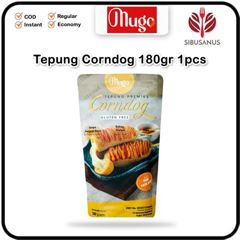 Jual Tepung Corndog Instan Korea Starch Premix Mugo Non Msg Instant 180