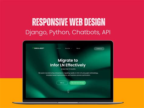 Responsive Web Design Django Python Expertise Chatbots And Api Integration Upwork