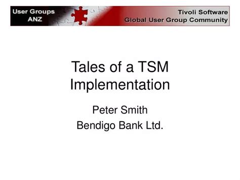 Ppt Tales Of A Tsm Implementation Powerpoint Presentation Free