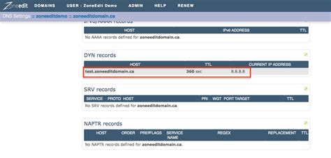 Zoneedit Dynamic Dns
