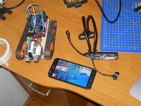 Control A Tracked Robot With Your Mind Or Joystick Arduino Blog