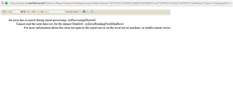 Nf 5456 Pre Prod Standard Report Billing Details Report Error