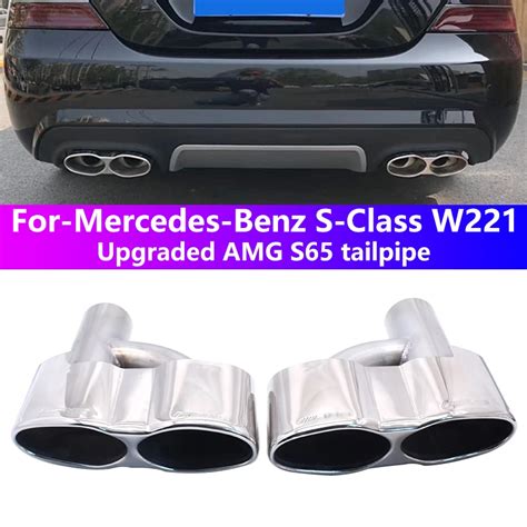 For 2008 2013 Mercedes Benz S Class W221 S300 S350 S400 Exhaust Pipe