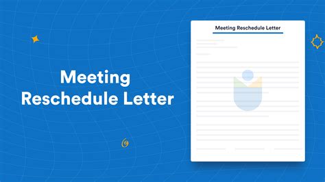 Meeting Reschedule Letter Format Meaning Tips Examples And More Ubs