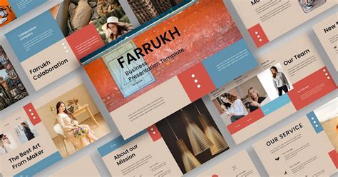 Шаблон Powerpoint для бизнеса в сфере Фарруха Шаблоны презентаций Включая расположение и