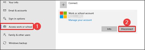 Deleting Organizational Account Under Windows 10 Super User