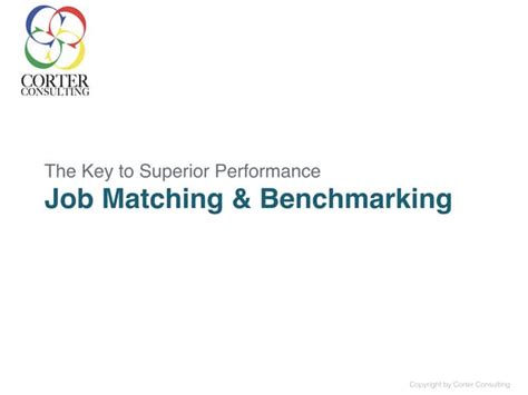 Job Matching And Benchmarking Pdf