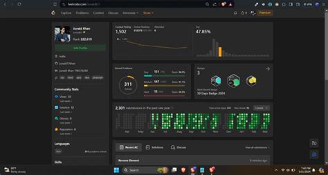 junaid khan on linkedin datastructures algorithms