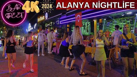Alanya Nightlife Walking Tour Alanya Bar Street Alanya Antalya Turkey