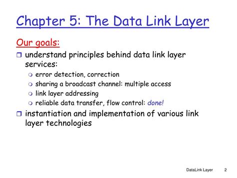 PPT Chapter Link Layer PowerPoint Presentation Free Download ID