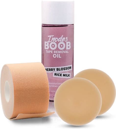 Inodes Boob Tape Boobtape Met Silicone Nipple Covers En Boob Tape Verwijderaar Fashion Tape