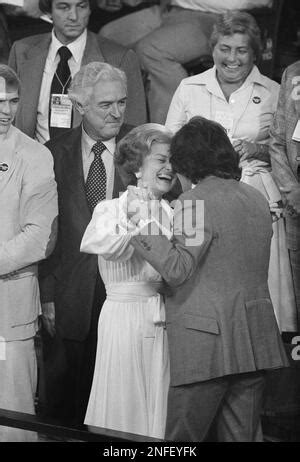 First Lady Betty Ford Dances On The Cabinet Room Table On The Day