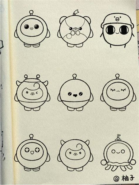 黄金机甲蛋仔简笔画图片大全可爱 黄金机甲怎么画 画趣文库（我爱生活）