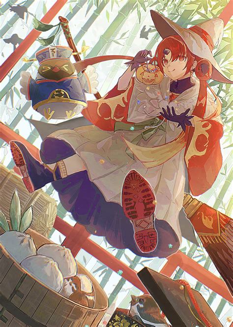 Anohito Amaruno110 Beni Enma Fategrand Order Fate Series Absurdres Highres 1girl