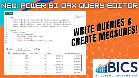 New Power Bi Dax Query Editor Youtube