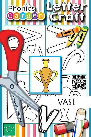Vv Letter Craft Vase Uppercase V Pages Artofit