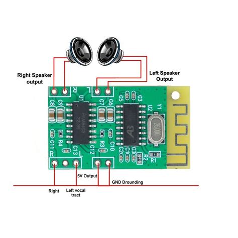V Dual Digital Bluetooth Speaker Module Audio Amplifier India S Largest Electronics