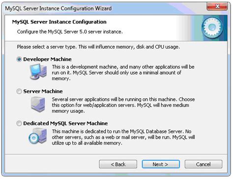 Установка СУБД Mysql