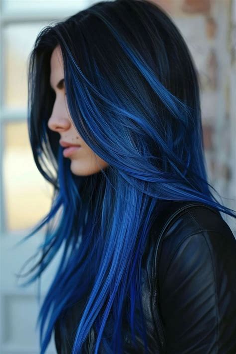 23 Gorgeous Blue Highlights Hairstyles To Transform Your Look Blue