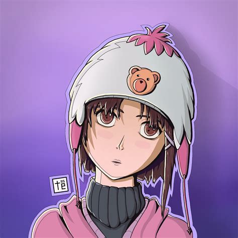 Artstation Lain Serial Experiments Lain Fan Art