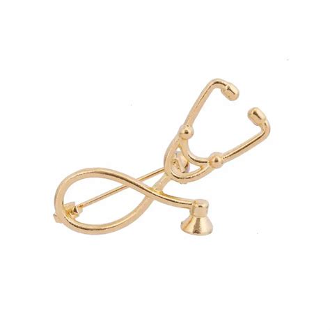 Famshin New Stethoscope Brooch Fashion Healthy Jewelry Lead Nurse