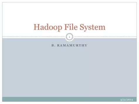 PPT Hadoop File System PowerPoint Presentation Free Download ID