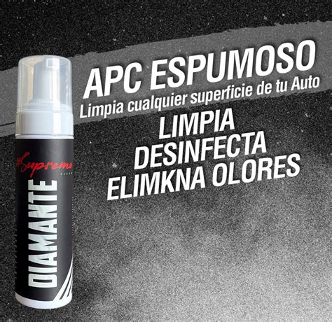 Diamante Supremoclean Apc Espumador Para Limpieza De Interiores Y