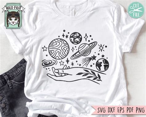 Galaxy SVG Celestial SVG Space SVG Mystical Svg Planets Etsy