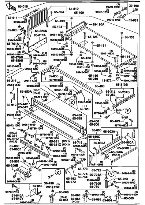 W620 65 312 Brkt R R Corner Member Mazda Yoshiparts